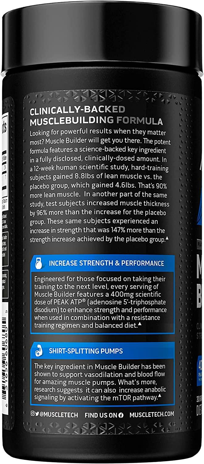MuscleTech Nitric Oxide Booster - 30 Capsules | Muscle Builder ...