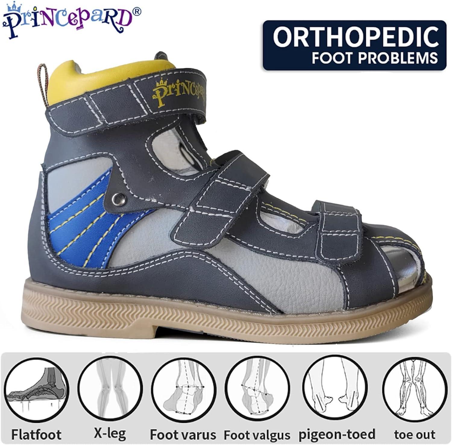 Princepard Orthopedic Sandals for Toddlers | Corrective Closed-toe High ...