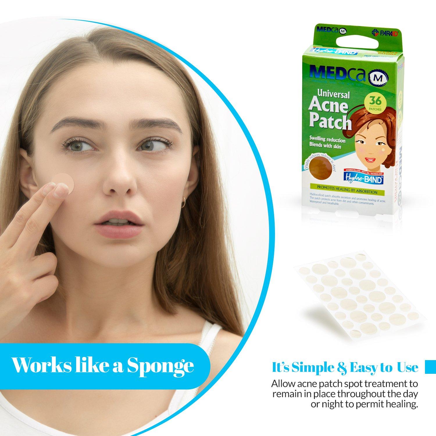 MEDca Acne Care Pimple Patch - Hydrocolloid Bandages (108 Count) | Acne ...