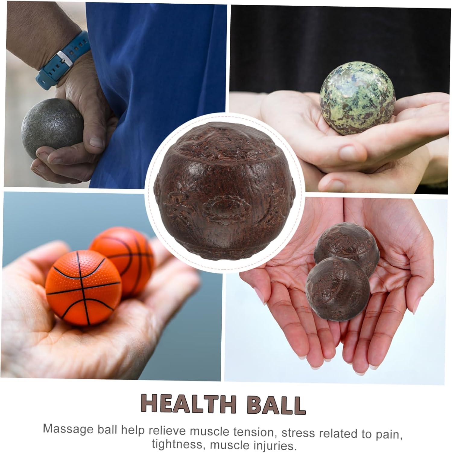 Buy BUIFULSIC Handball Massage Balls for Fitness & Health | Wooden Foot ...
