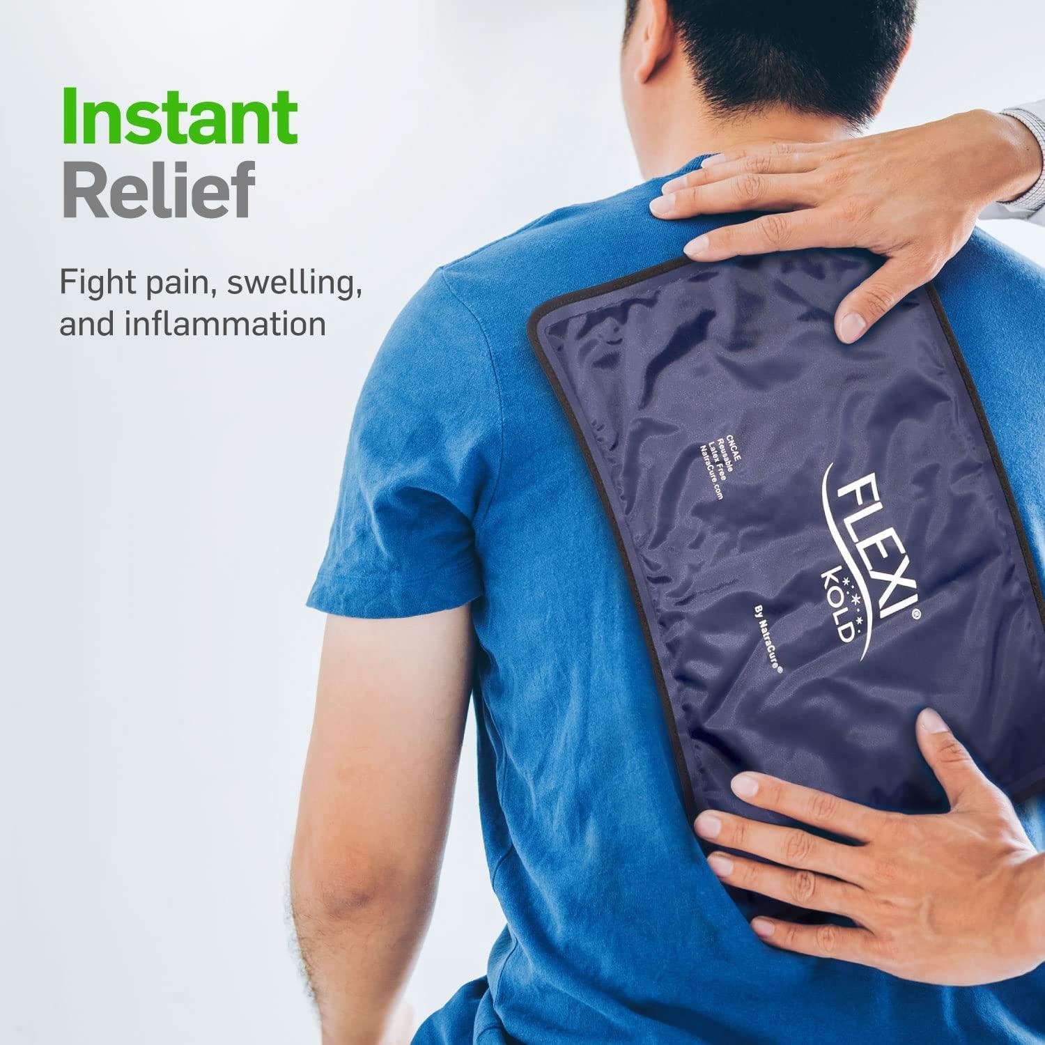 FlexiKold Large Gel Ice Pack - Reusable Cold Therapy for Injuries, Pain ...