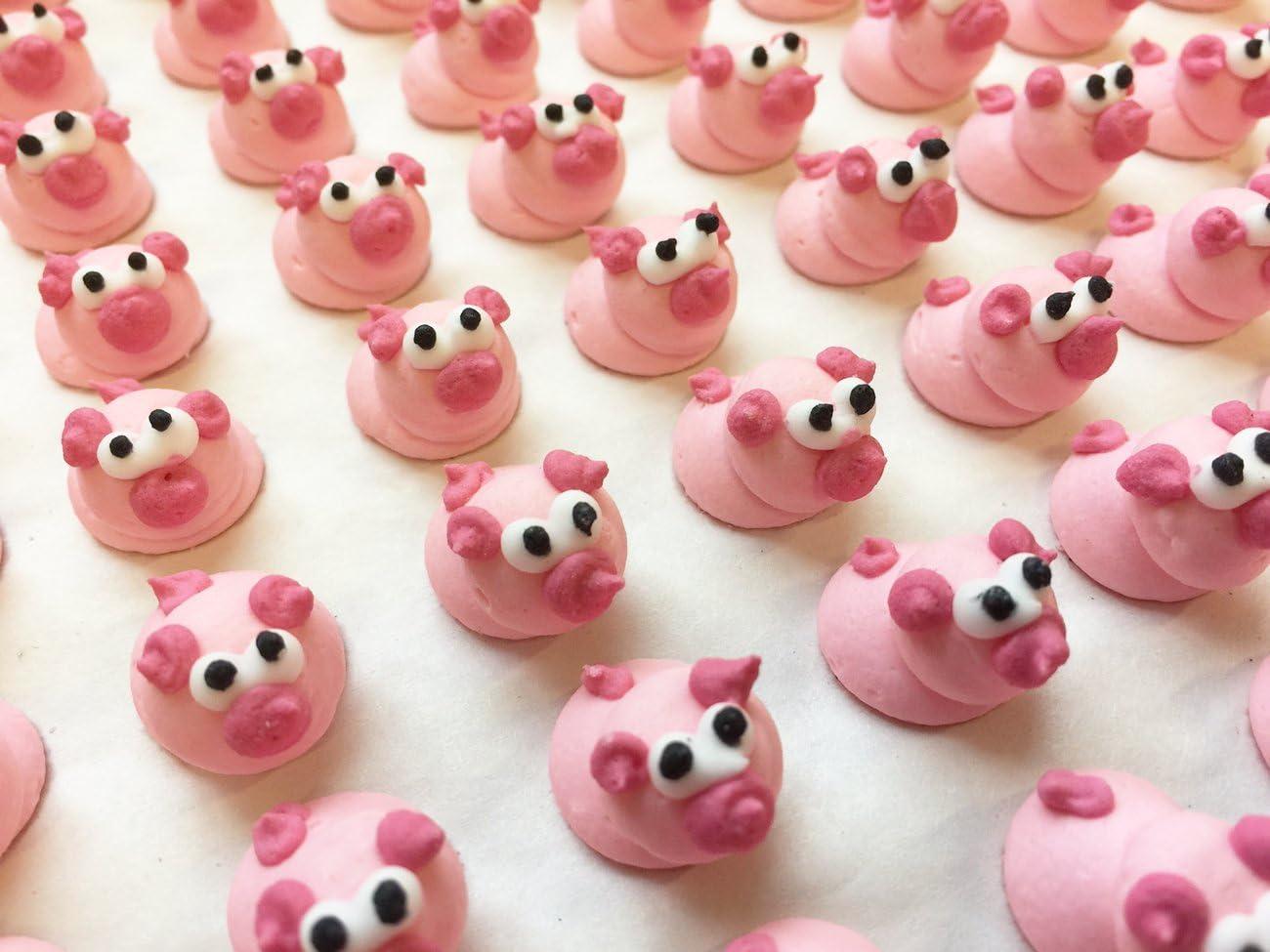 12 Edible Sugar Cake Decorations: Mini Farm Animals | Buy Now with ...