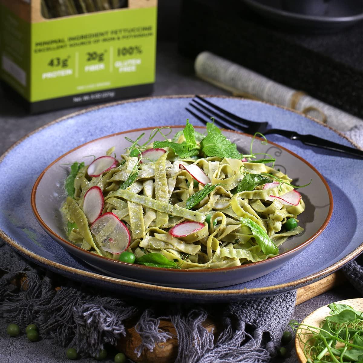 PureFit Edamame Fettuccine Pasta - Low Carb, High Protein, Gluten-Free ...