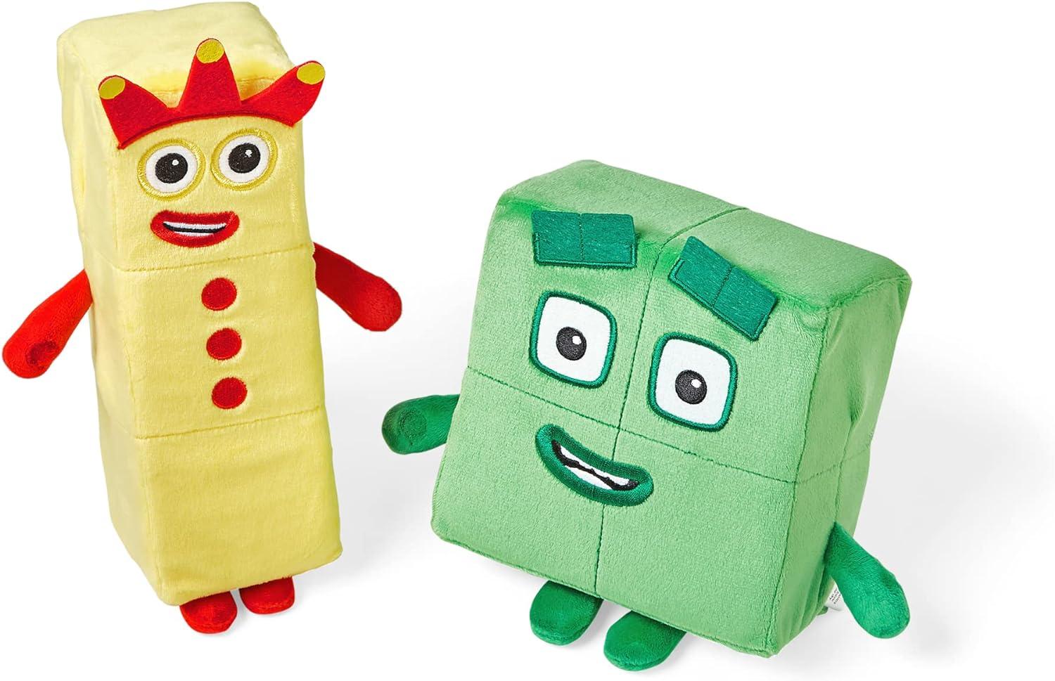Numberblocks Three and Four Playful Pals Plush Toys for Toddlers 18 ...