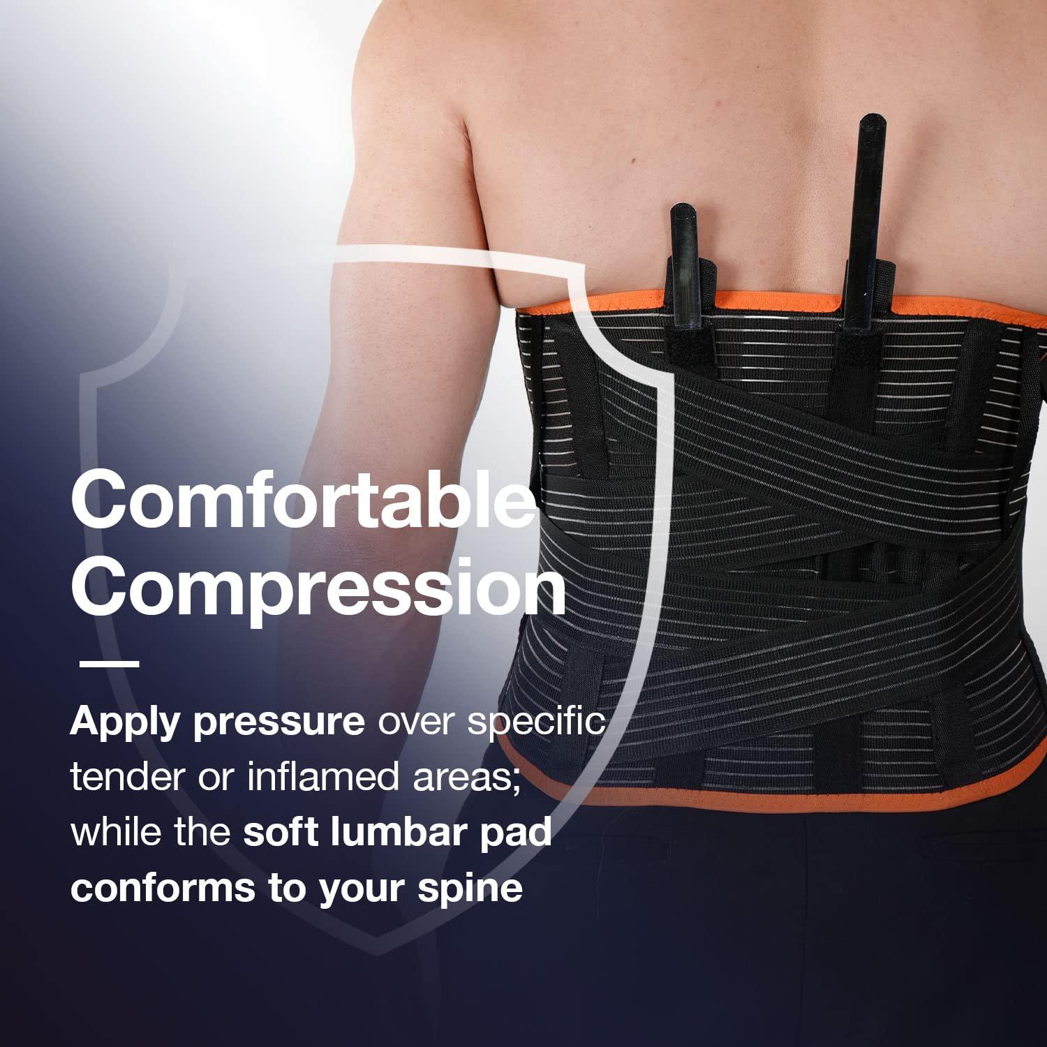 Armor Universal Lower Back Compression Brace for Lumbar Support ...