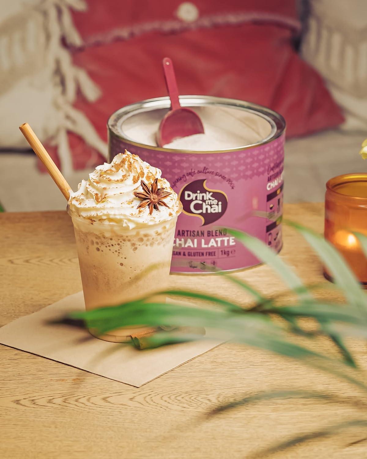 Drink me Chai Artisan Blend Chai Latte 1kg - Vegan & Gluten Free - 50 Servings | Buy Now with ...