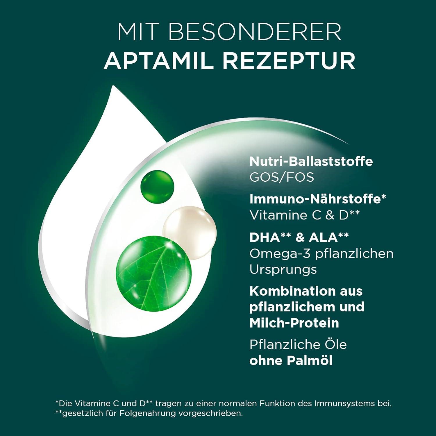 Aptamil Milk & Plants 2 - Follow-On Formula for 6+ Months | Omega 3 DHA ...