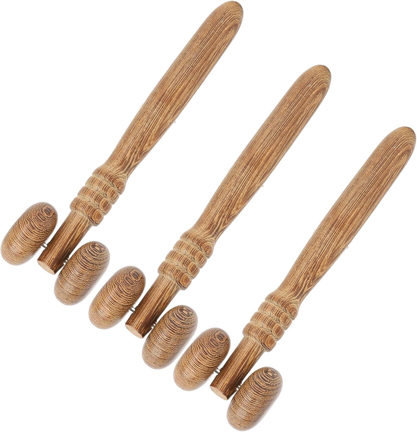 3-Part Wooden Nose Roller - Self-Massage Device for Shaping & Lifting ...