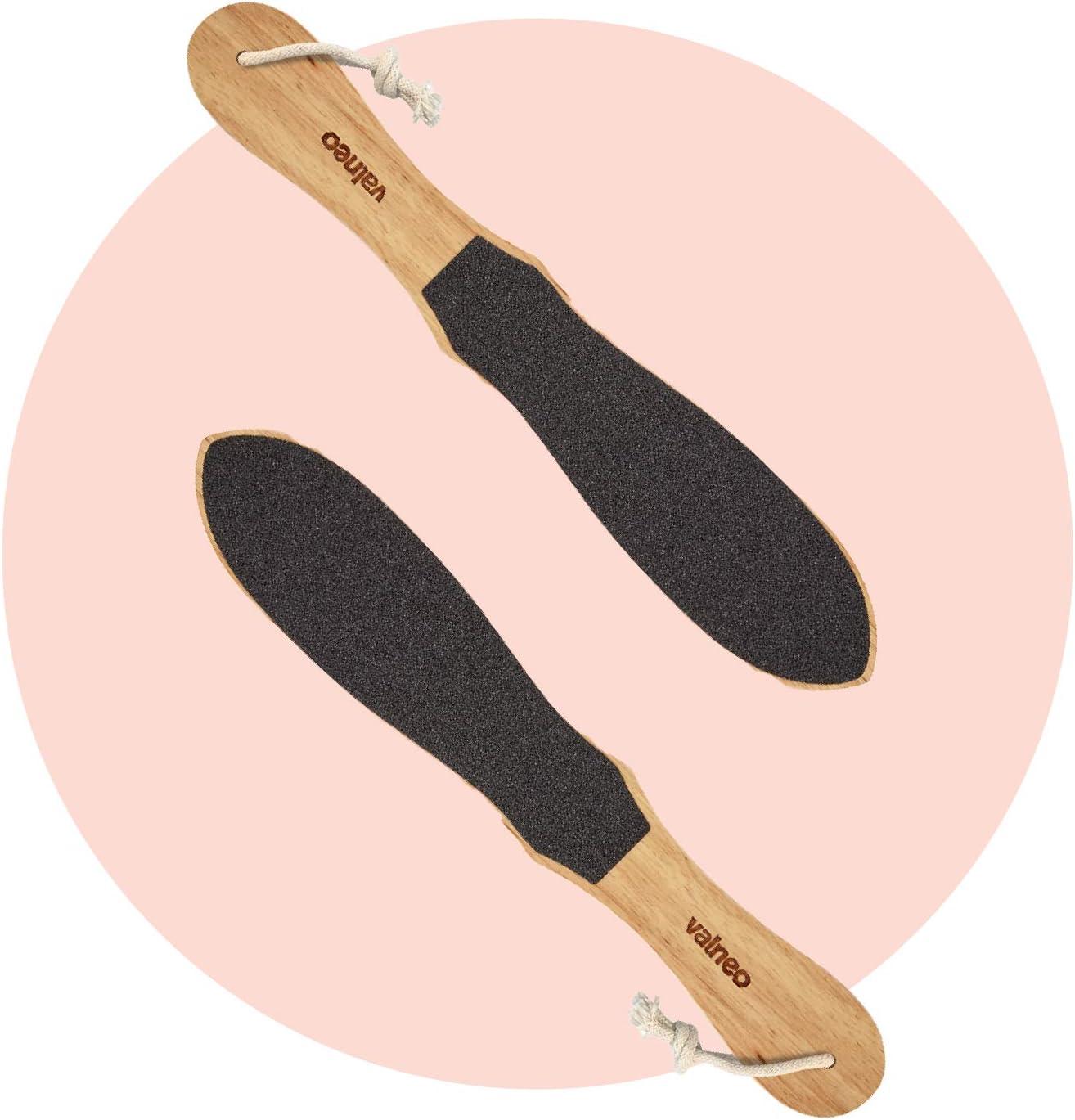 VALNEO Natural Rubber Wood Foot File - Hard Skin Remover, Callus ...