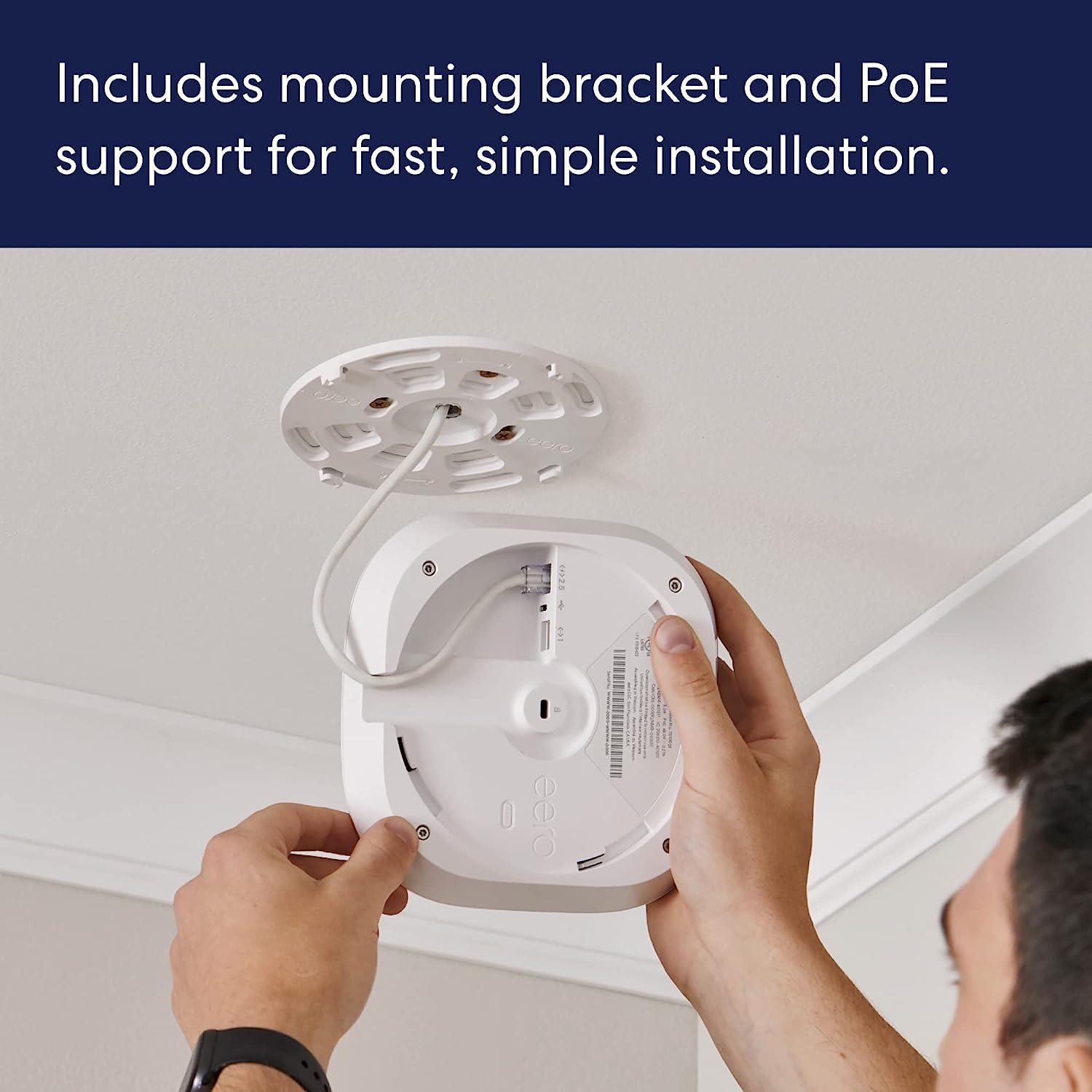 Amazon eero PoE 6 Dual-Band Wi-Fi 6 Access Point | Ceiling/Wall ...