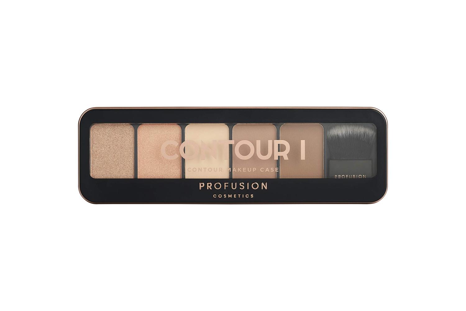 Profusion Cosmetics Pro Makeup Case Contour I Palette - Light Medium ...
