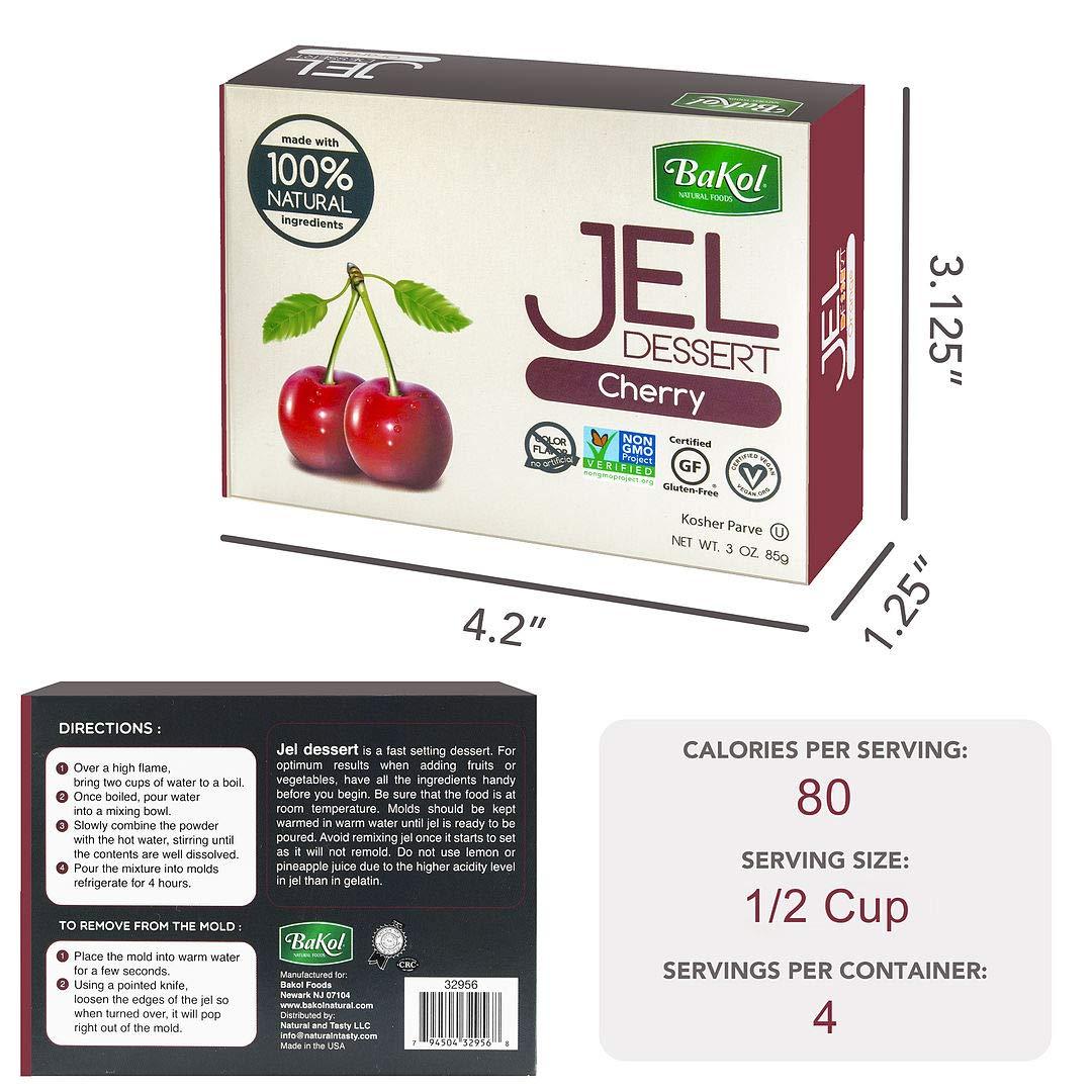Bakol Jel Dessert Mix - All Natural Vegan, Kosher & Halal - Set of 6 ...