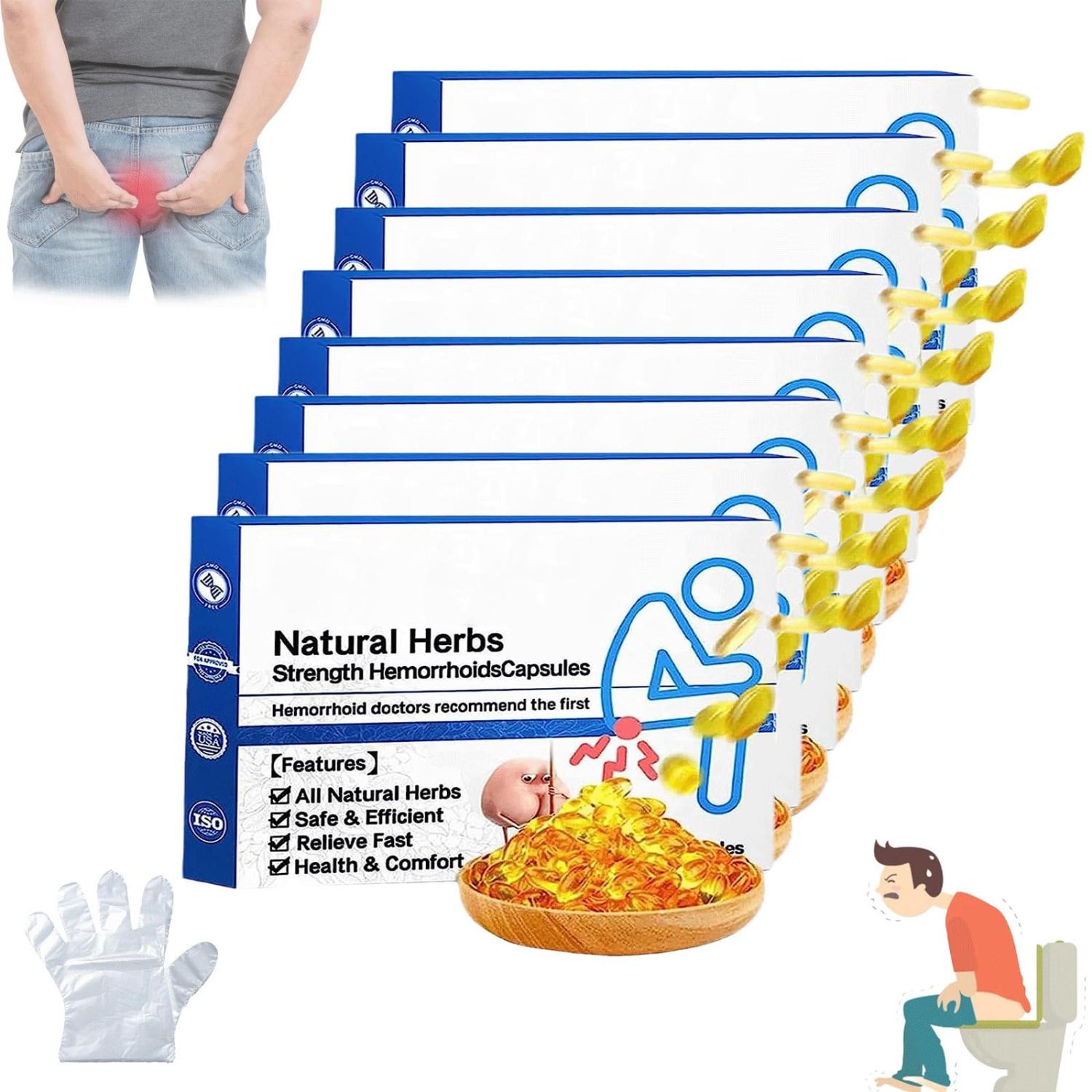 Diameleo Heca Herbal Hemorrhoid Capsules - Natural Relief & Rapid ...