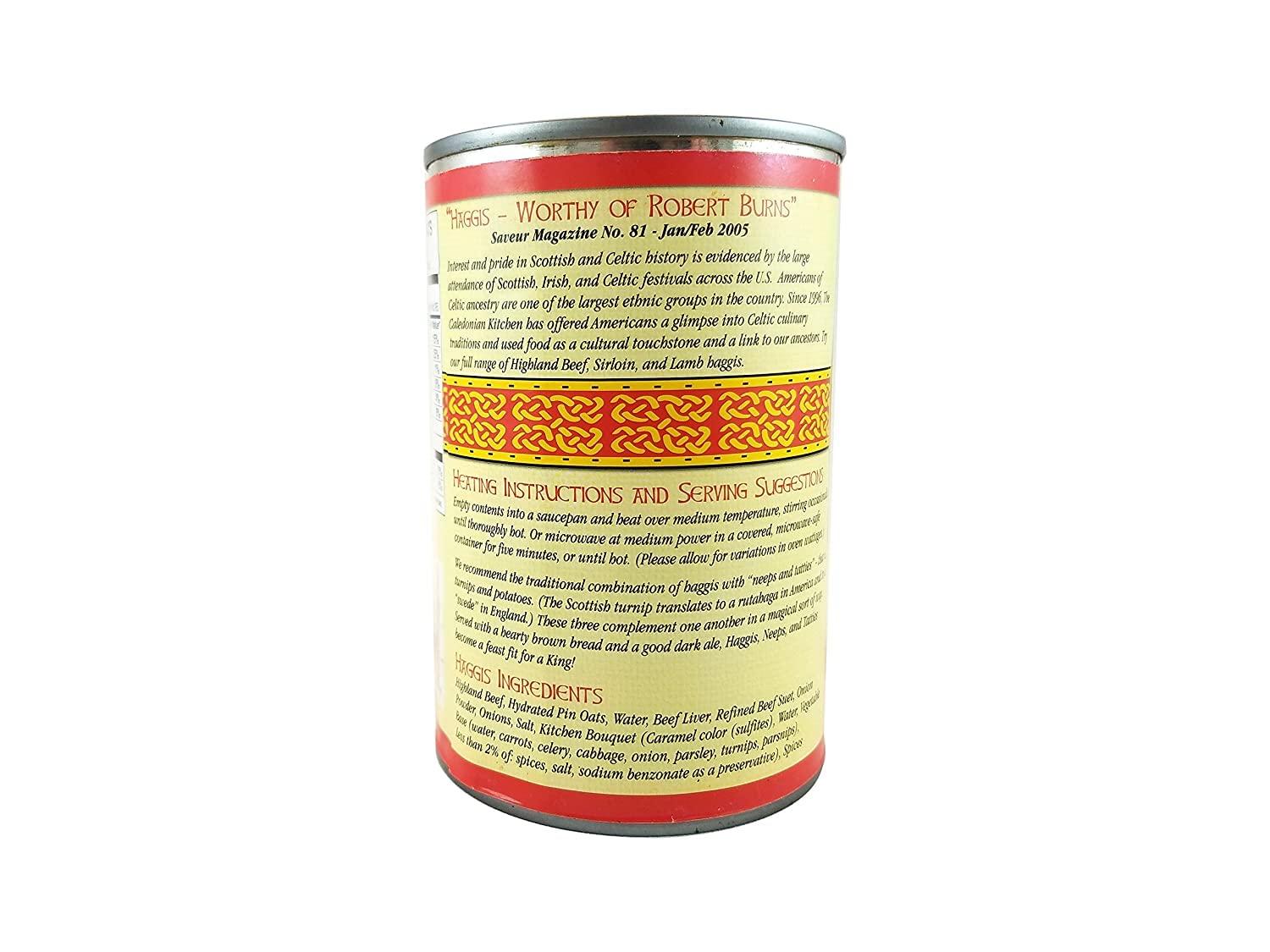 Caledonian Kitchen Haggis with Highland Beef - 14.5oz Can | Buy Now ...