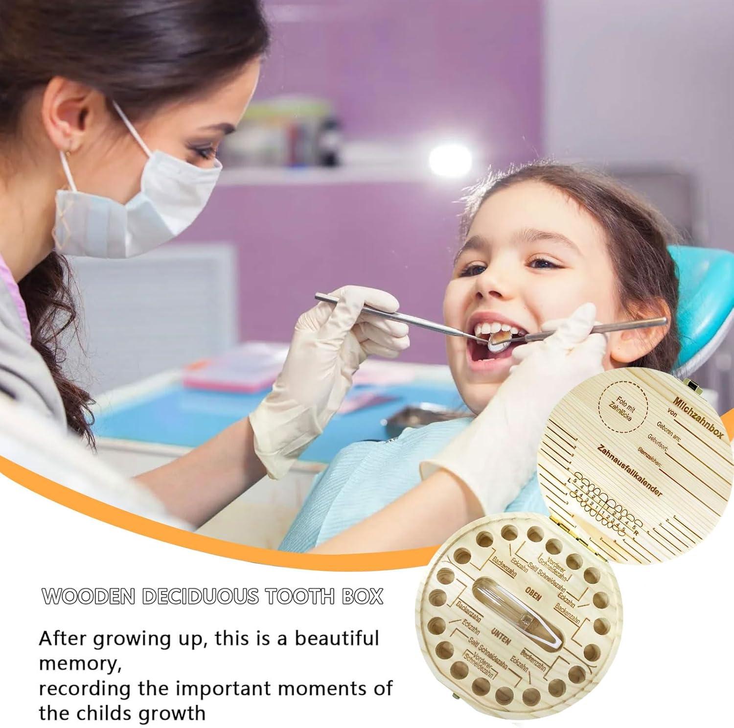 Milk Tooth Box - Perfect Keepsake for Baby Teeth | Ideal Gift for ...