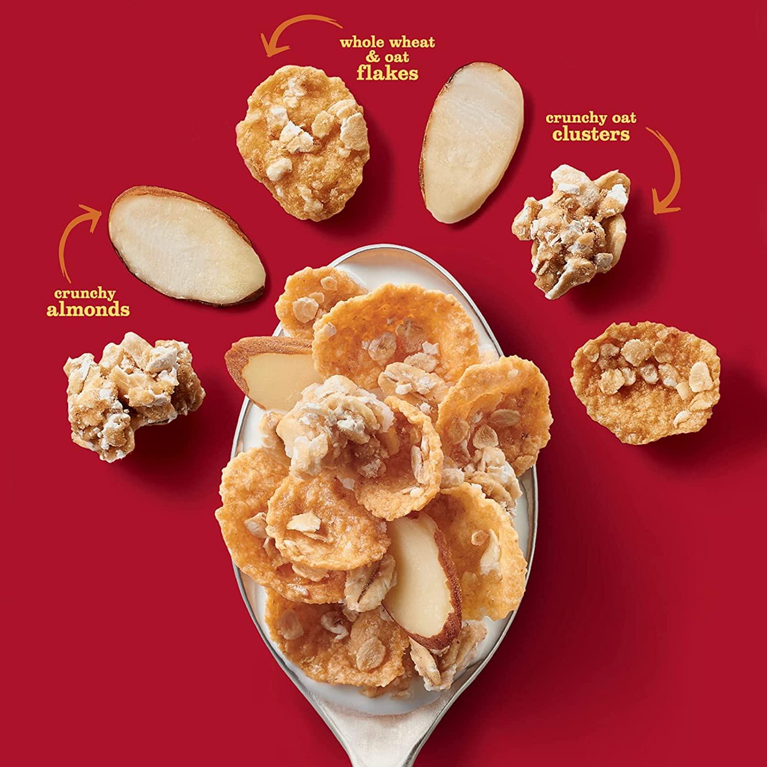 Oatmeal Crisp Breakfast Cereal with Almonds & Oat Clusters Whole Grain ...