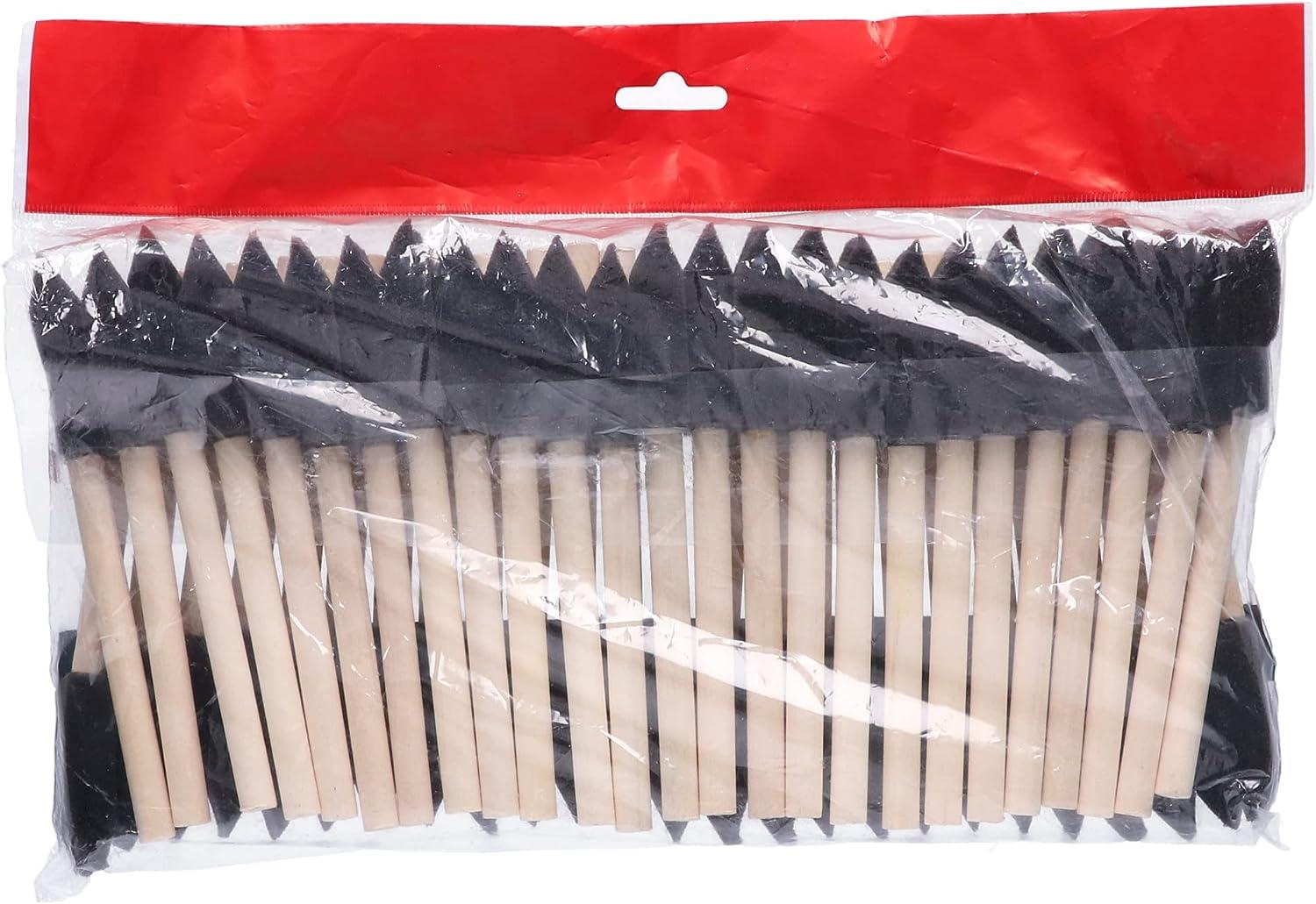 Artlicious Foam Brush Set - 50 Pack Disposable 1-inch Sponge Paint Brushes for Acrylic Painting ...