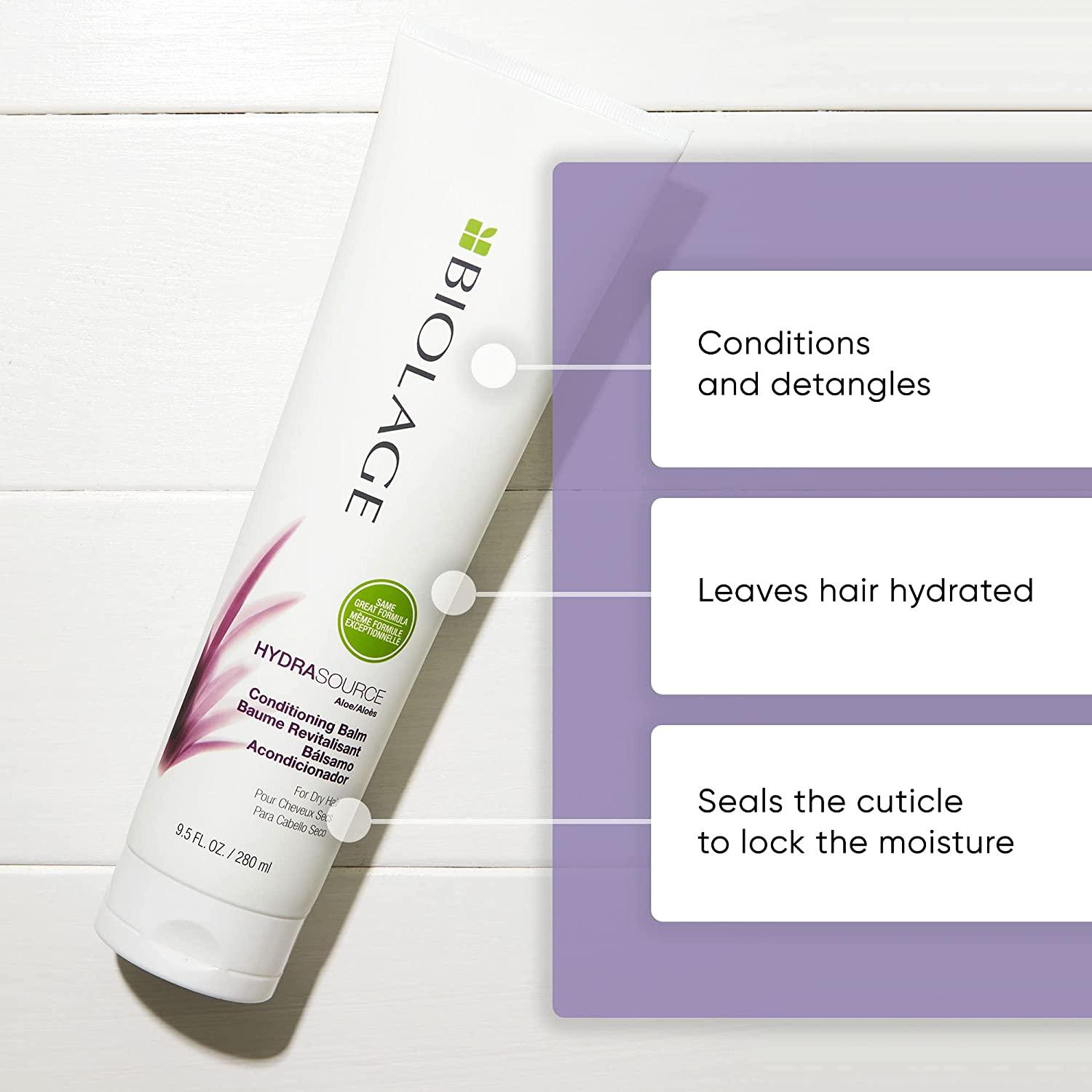 BIOLAGE Hydra Source Conditioning Balm - Hydrating Nourishing Shine ...