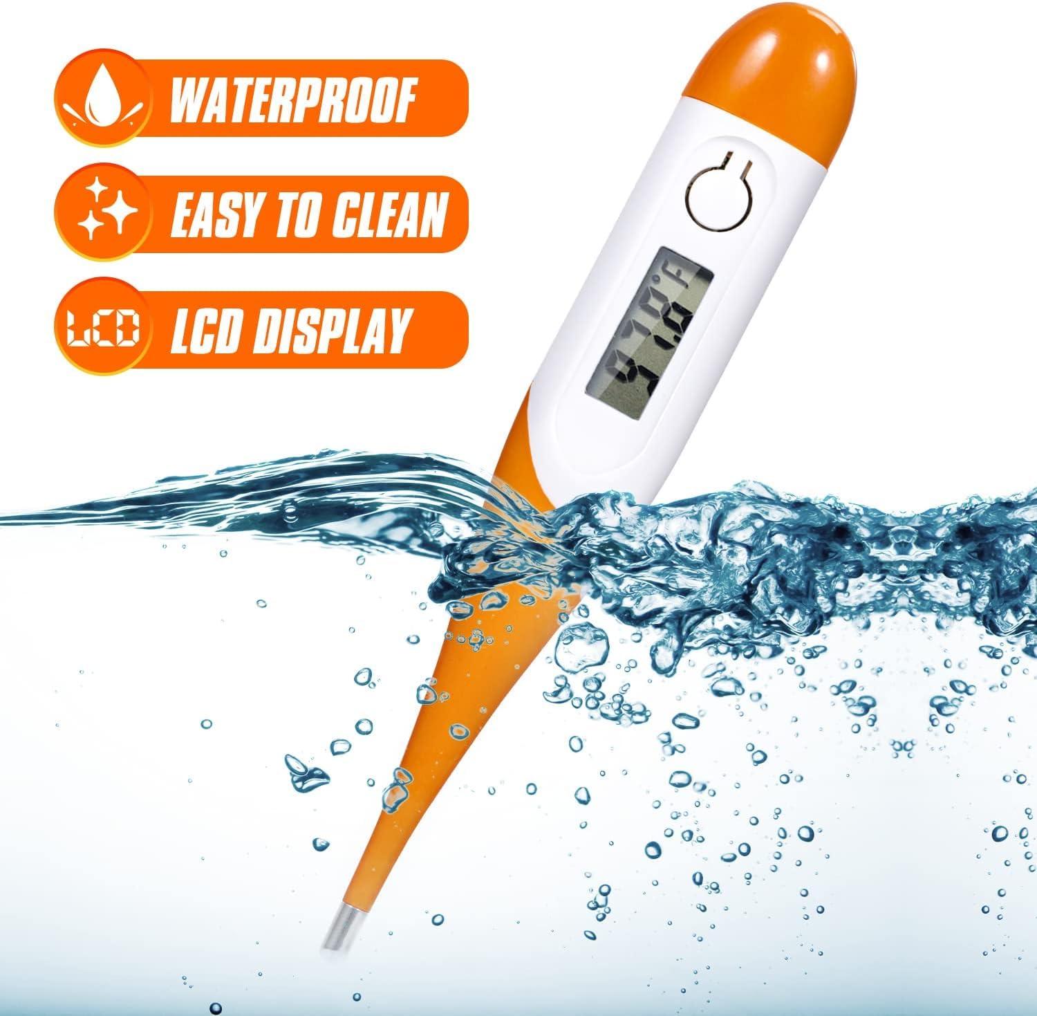 Digital Fever Thermometer - Fast Easy Read for Babies Kids Adults ...