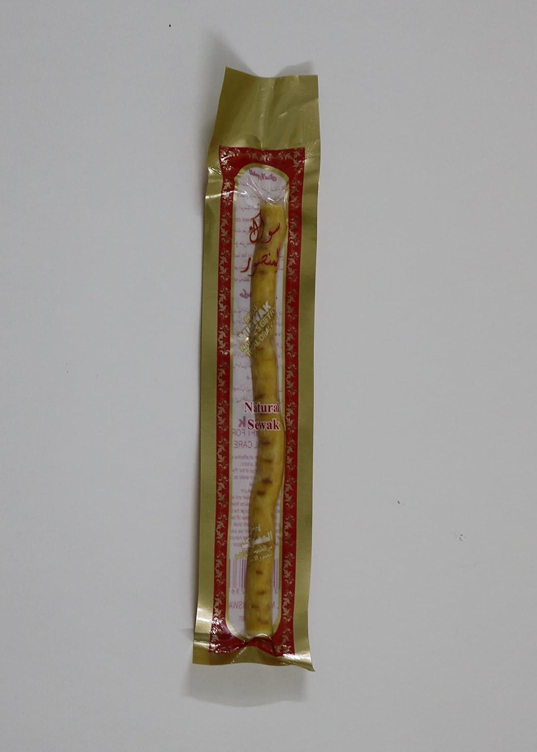 Natural Sewak Al-Mansoor Miswak (10 Pack) - Traditional Natural ...