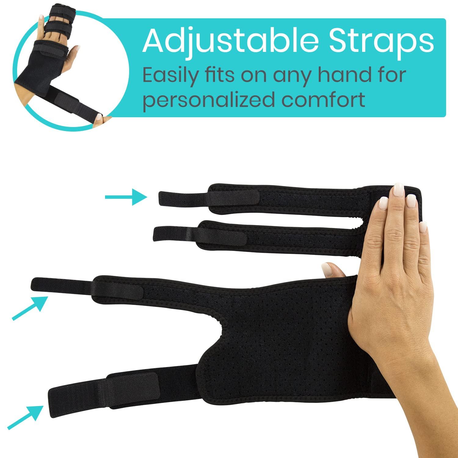 Vive Trigger Finger Splint - Adjustable 2-Finger Brace for Middle ...