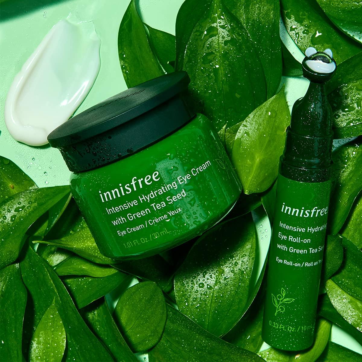 Innisfree Green Tea Eye Cream Moisturizer | Hydrating Eye Moisturizer ...