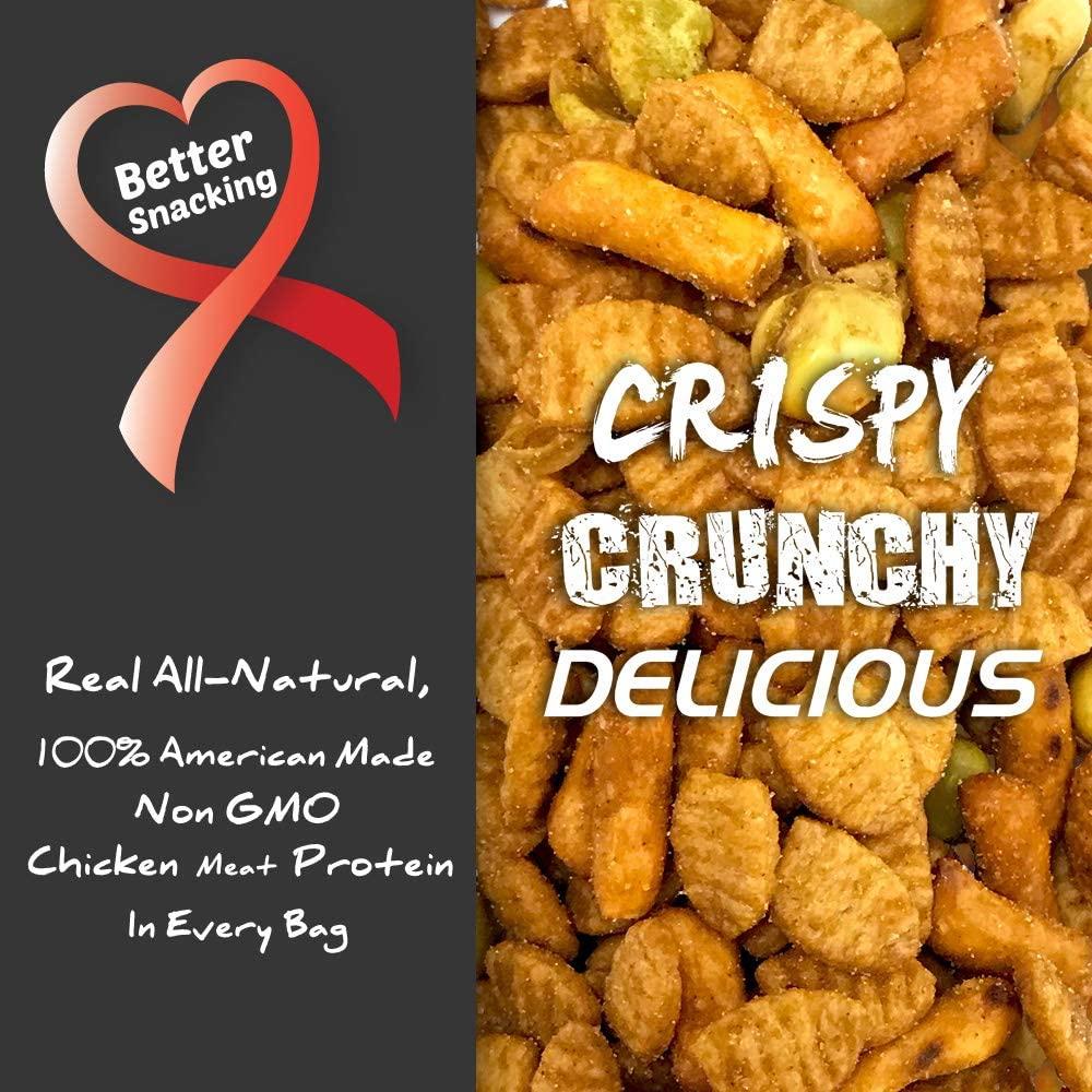 Barn Dad Nutrition CHXN-SNX Protein Bites - Kung Pao with Dry Roasted ...