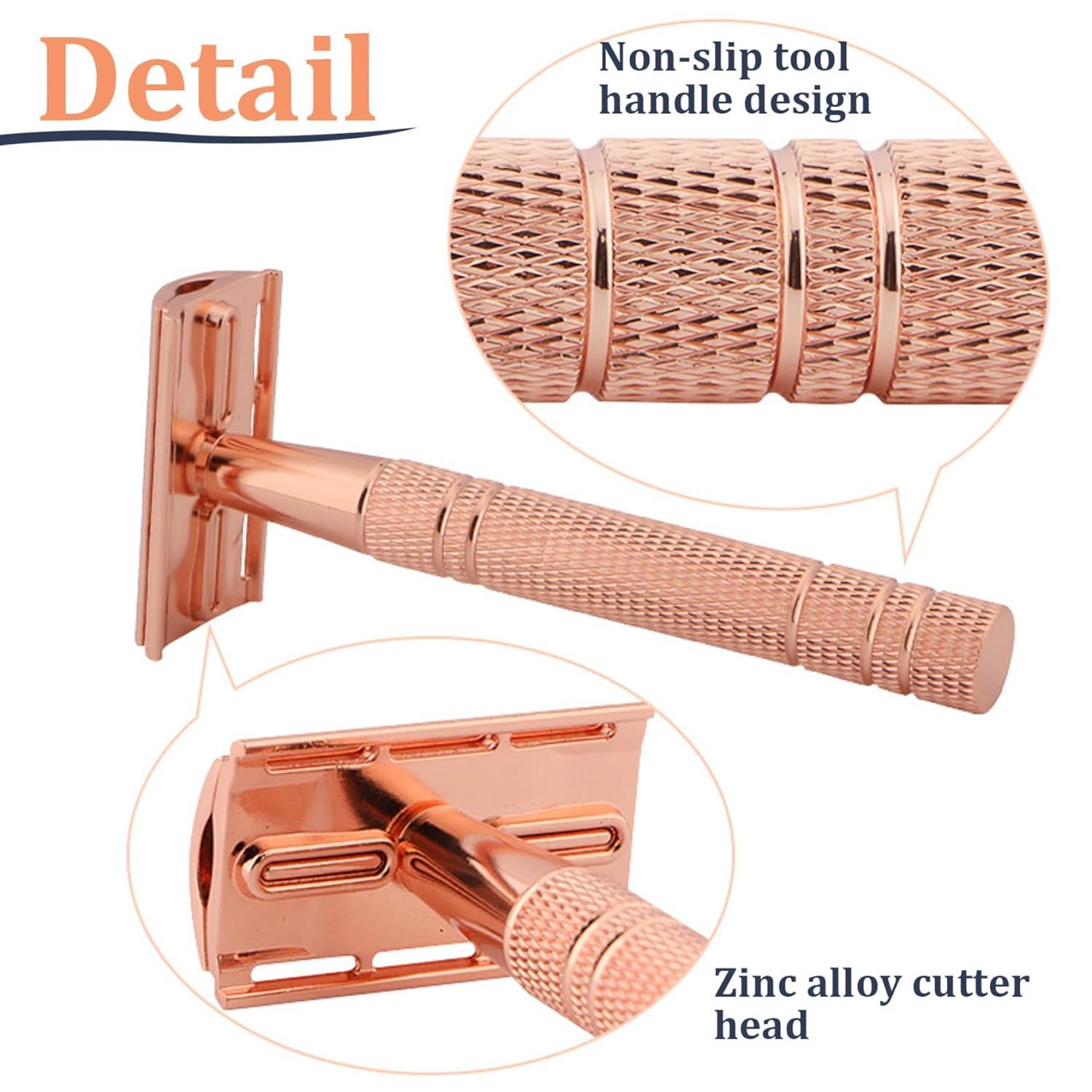 Precision Stainless Steel Double Edge Razors for Men - Close Smooth ...