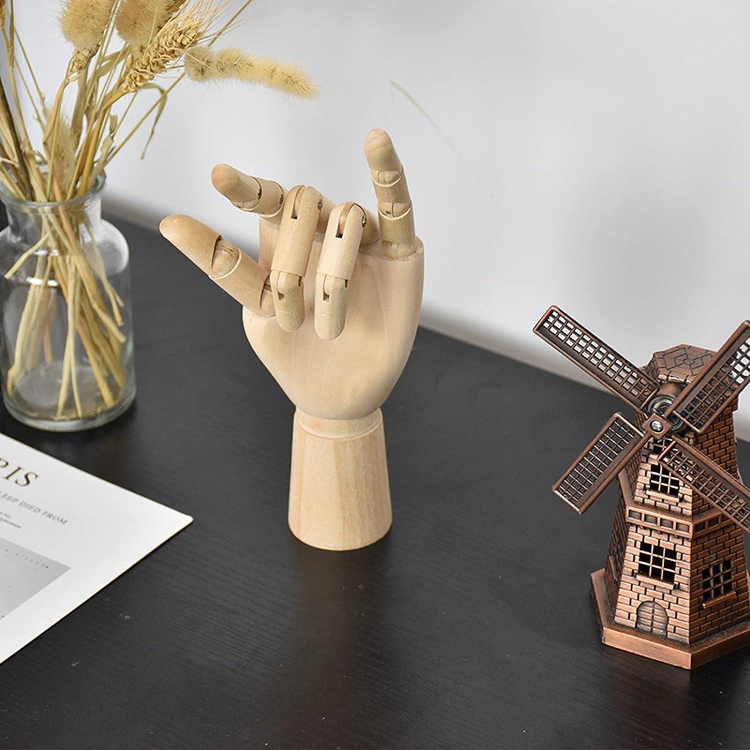 Baitaihem 2 Pack Wood Artist Drawing Manikin with Flexible Fingers - 7 ...