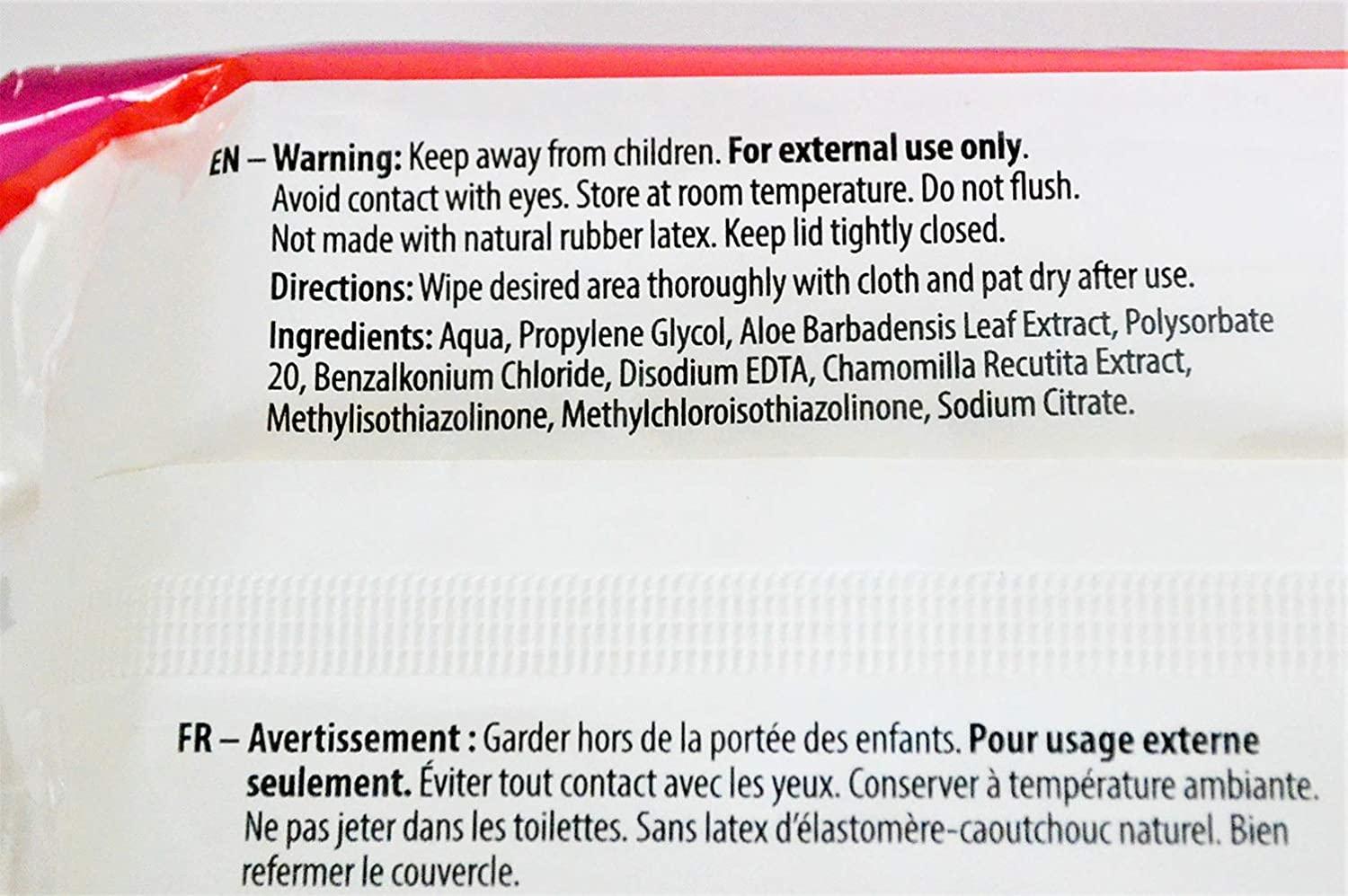 Cardinal Health 2AWU-96 Personal Cleansing Wipes, Non-Flushable ...