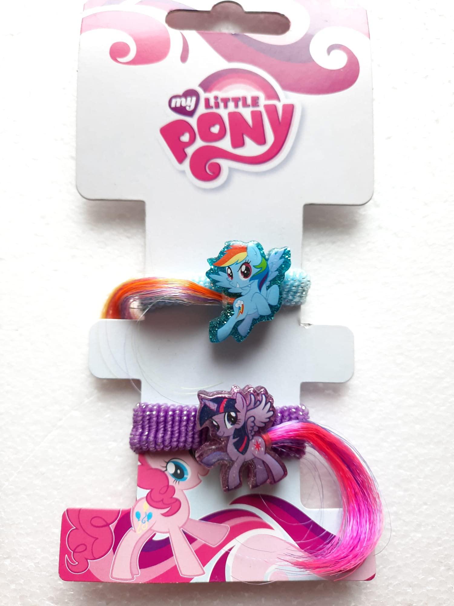 My Little Pony Hair Ties with Disney Charm - 2 Pieces | 16x8x1 cm ...
