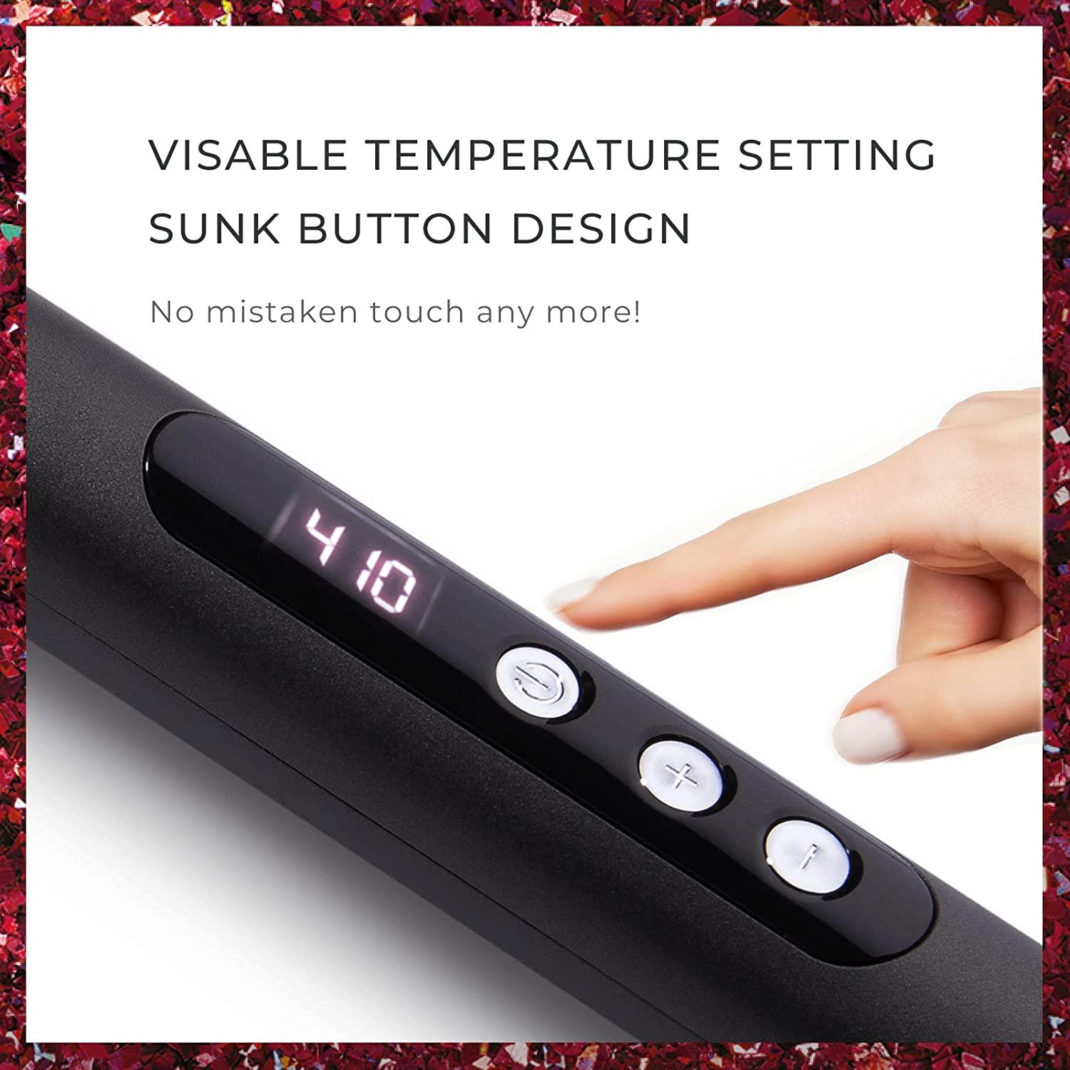 TYMO RING PLUS Ionic Hair Straightener Comb - Nano Titanium Brush with ...