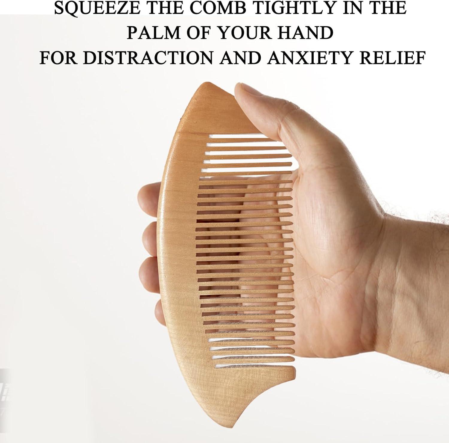 Fychuo Birthing Comb Labour Postpartum Essentials Anxiety Relief Wooden ...