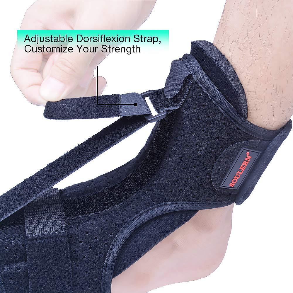 Plantar Fasciitis Night Splint + Bonus Massage Ball for Effective ...