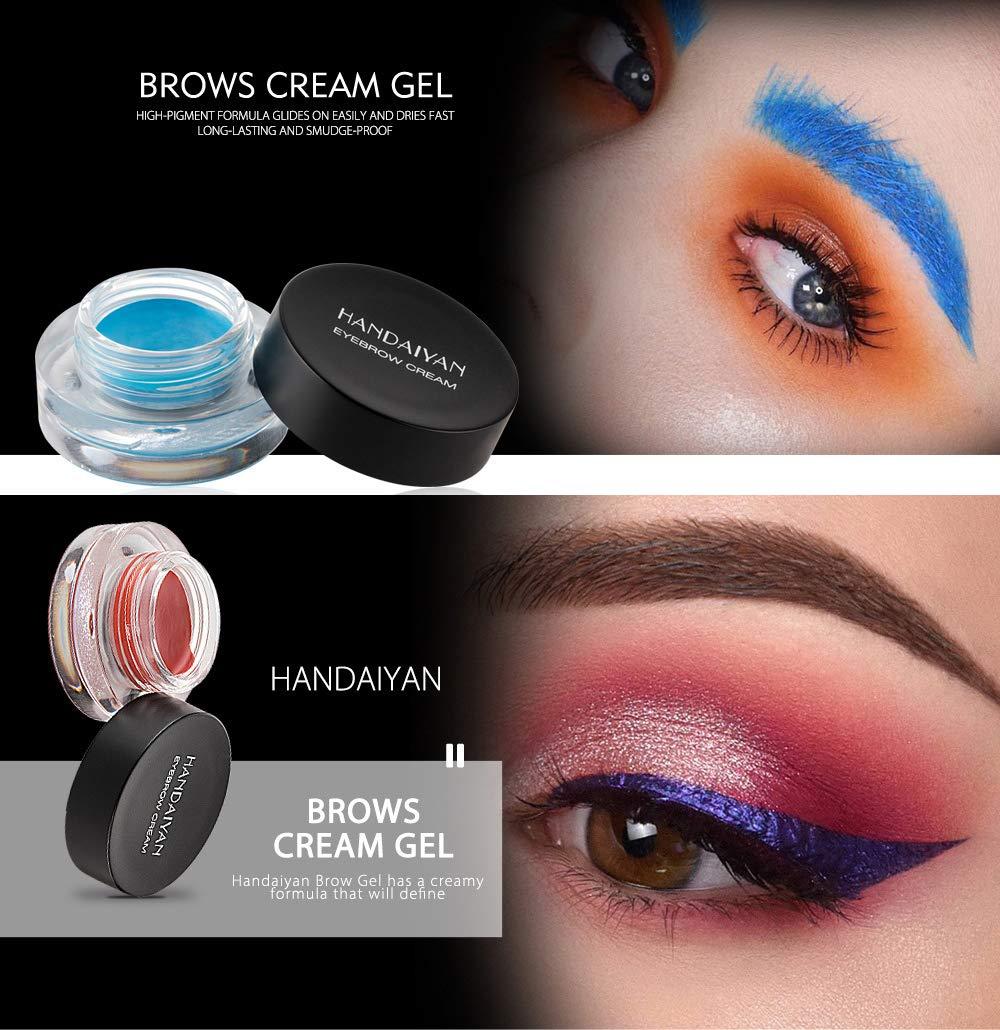 Pink Eyebrow Pomade - Long Lasting Color Gel for Tinted and Shaped ...
