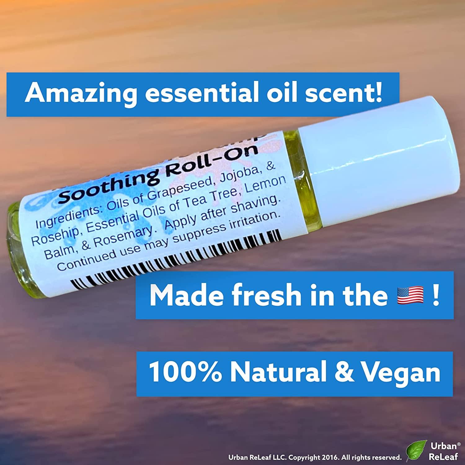 Urban ReLeaf Razor Rash Bump Soothing Roll-On - Natural Vegan Solution ...