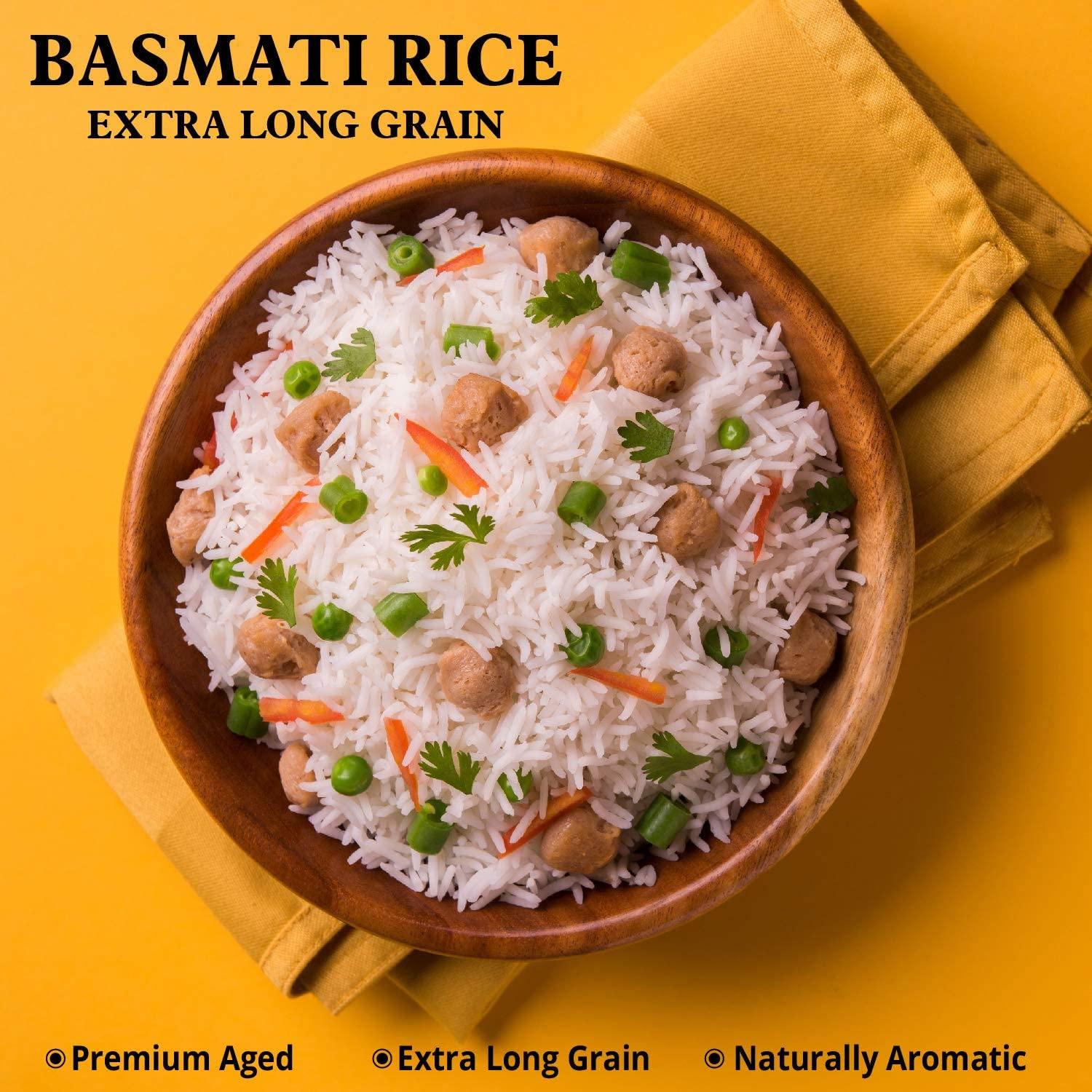 Himalayan Chef Basmati Rice - 10 lbs | Extra Long Grain, Fluffy ...