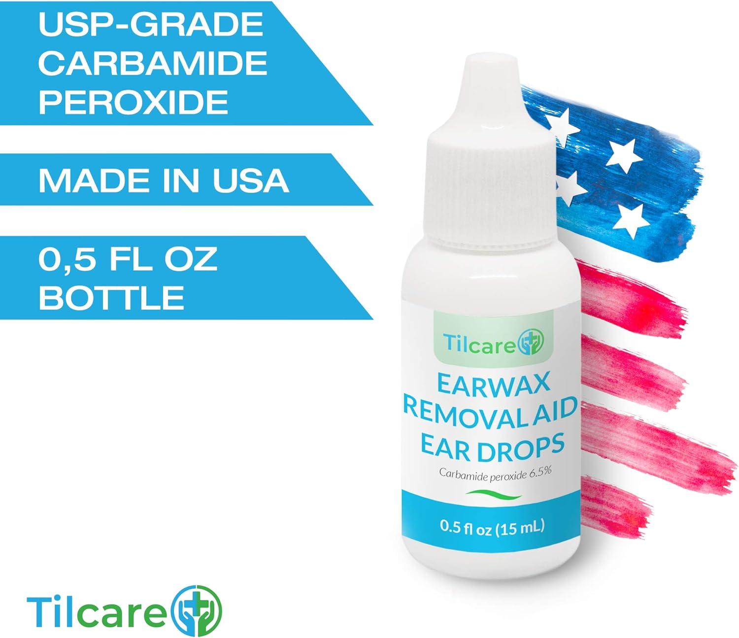 Tilcare Ear Wax Removal Drops 2-Pack - Safe & Effective Ear Cleaning ...