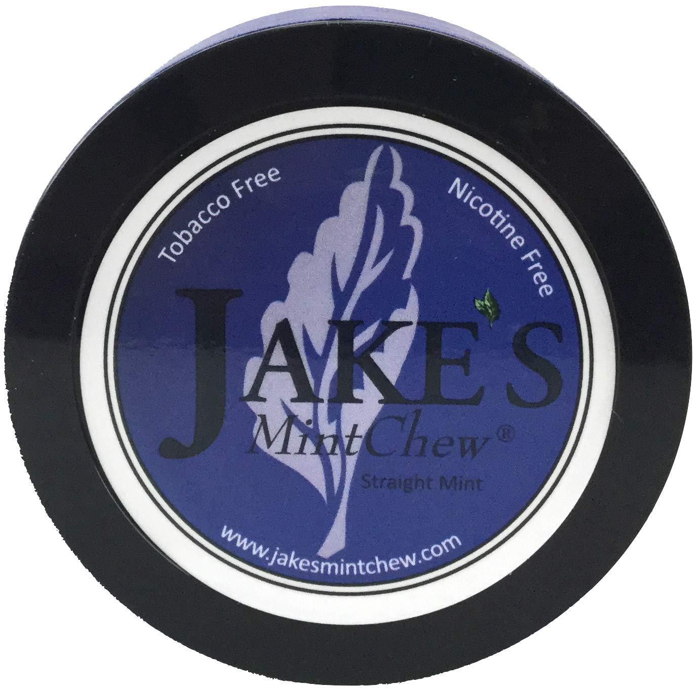 Jake's Mint Chew Straight Mint (5 Pack) - Tobacco-Free Alternative ...