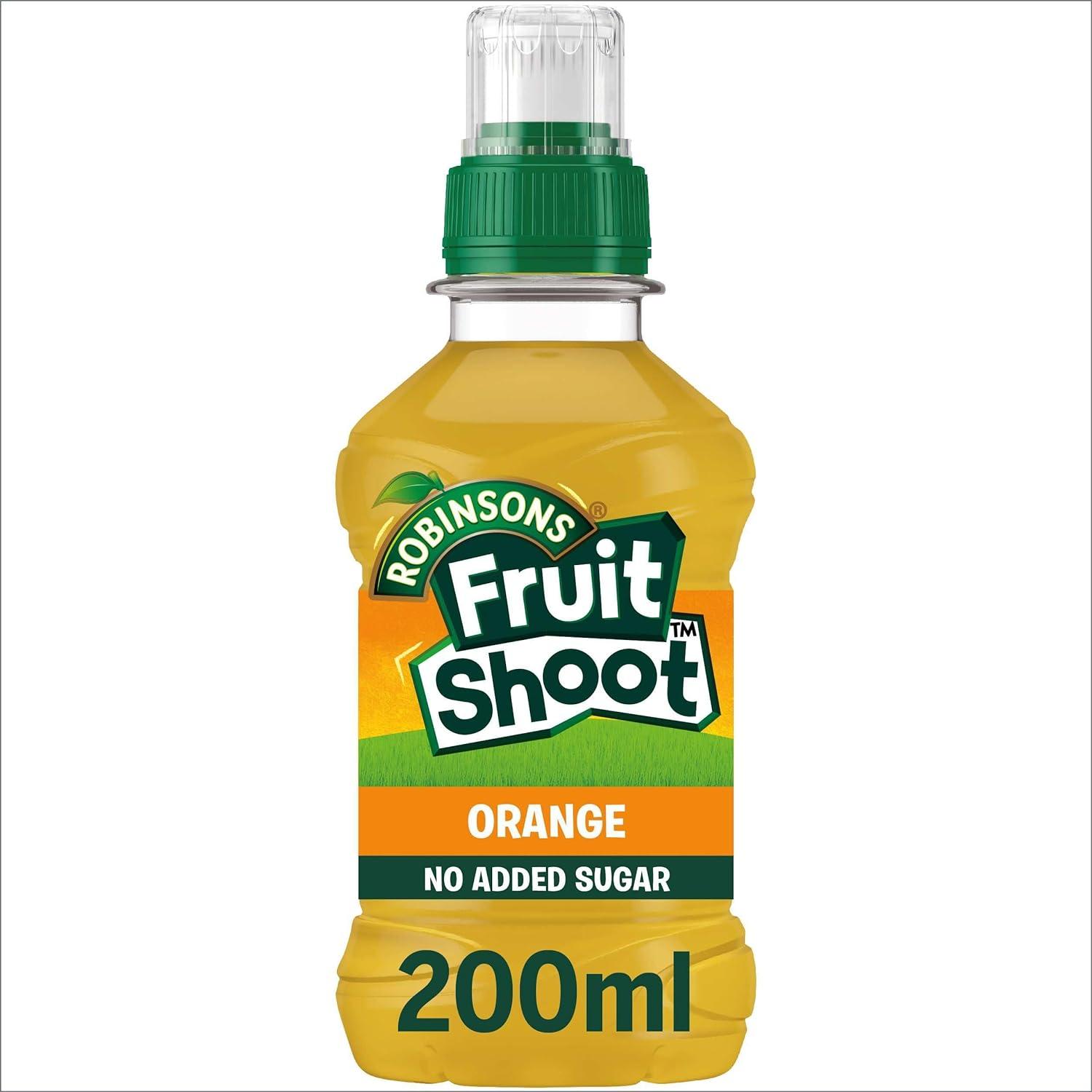 Robinsons Fruit Shoot Orange Juice 8 x 200ml - Refreshing Fruit Juice ...