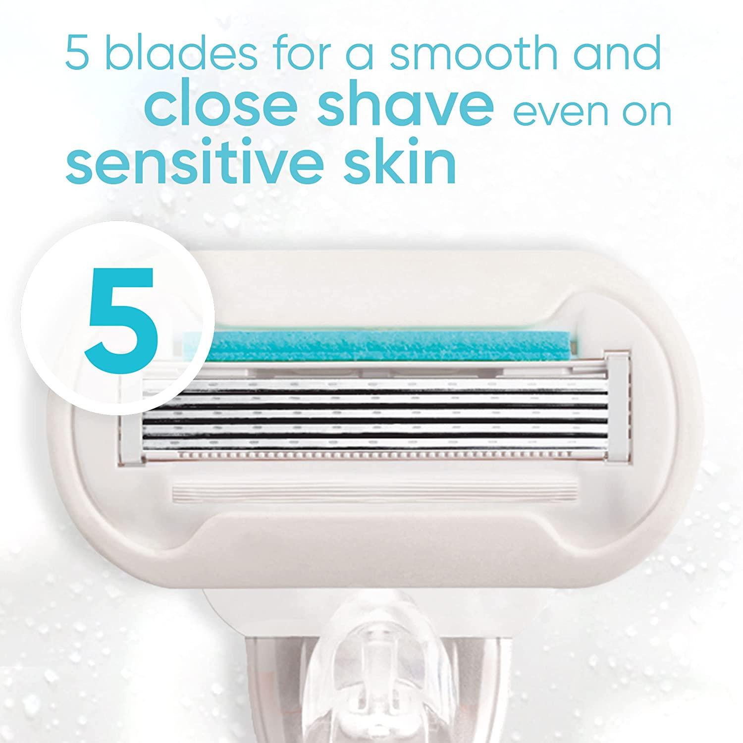 Gillette Venus Extra Smooth Sensitive Women's Razor Blade Refills - 4 ...