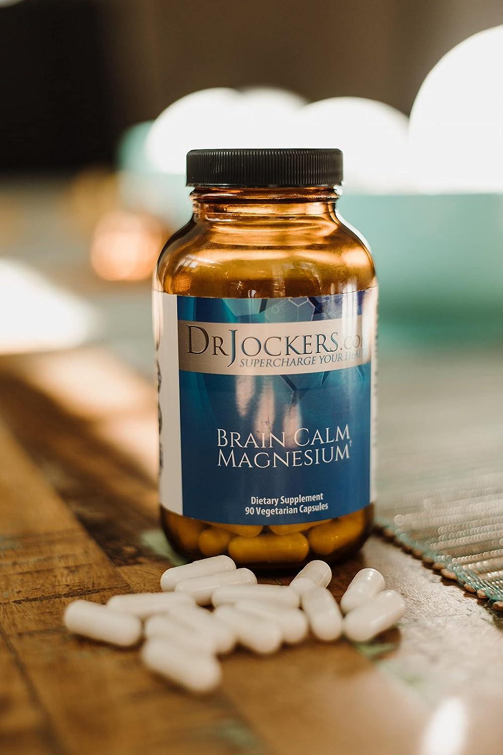 Dr. Jockers Brain Calm Magnesium - Natural Stress Relief Supplement ...