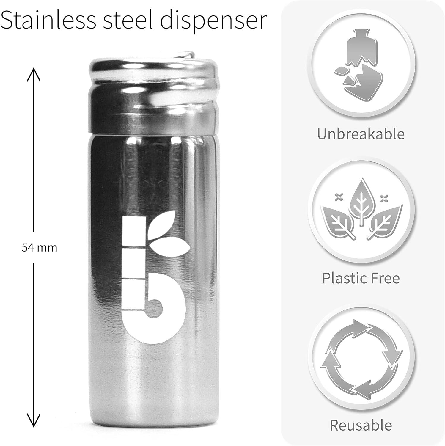 Bambaw Organic Silk Dental Floss + Stainless Steel Holder | Eco ...