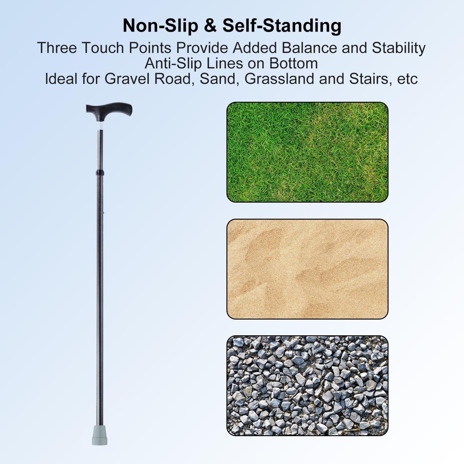 supregear Cane Tips (6-Pack) 19 mm Replacement Cane Tip for Walking ...