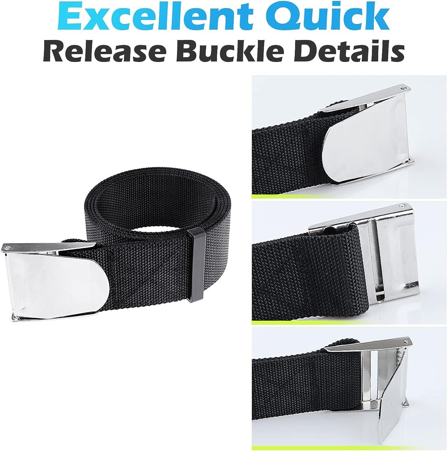 Pluzluce Long Scuba Diving Weight Belt | Adjustable Snorkeling Strap ...