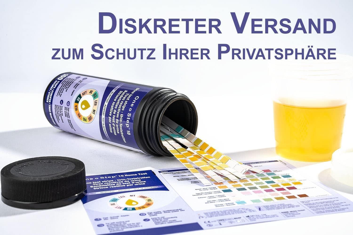 100 One-Step Urine Test Strips for 10 Indicators - Accurate Health ...