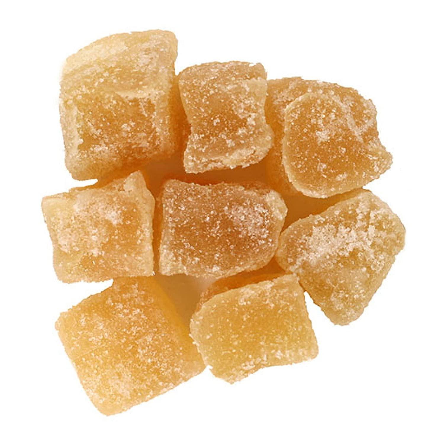 Crystallized Ginger Cubes 16 oz - Premium Quality, Natural & Delicious ...