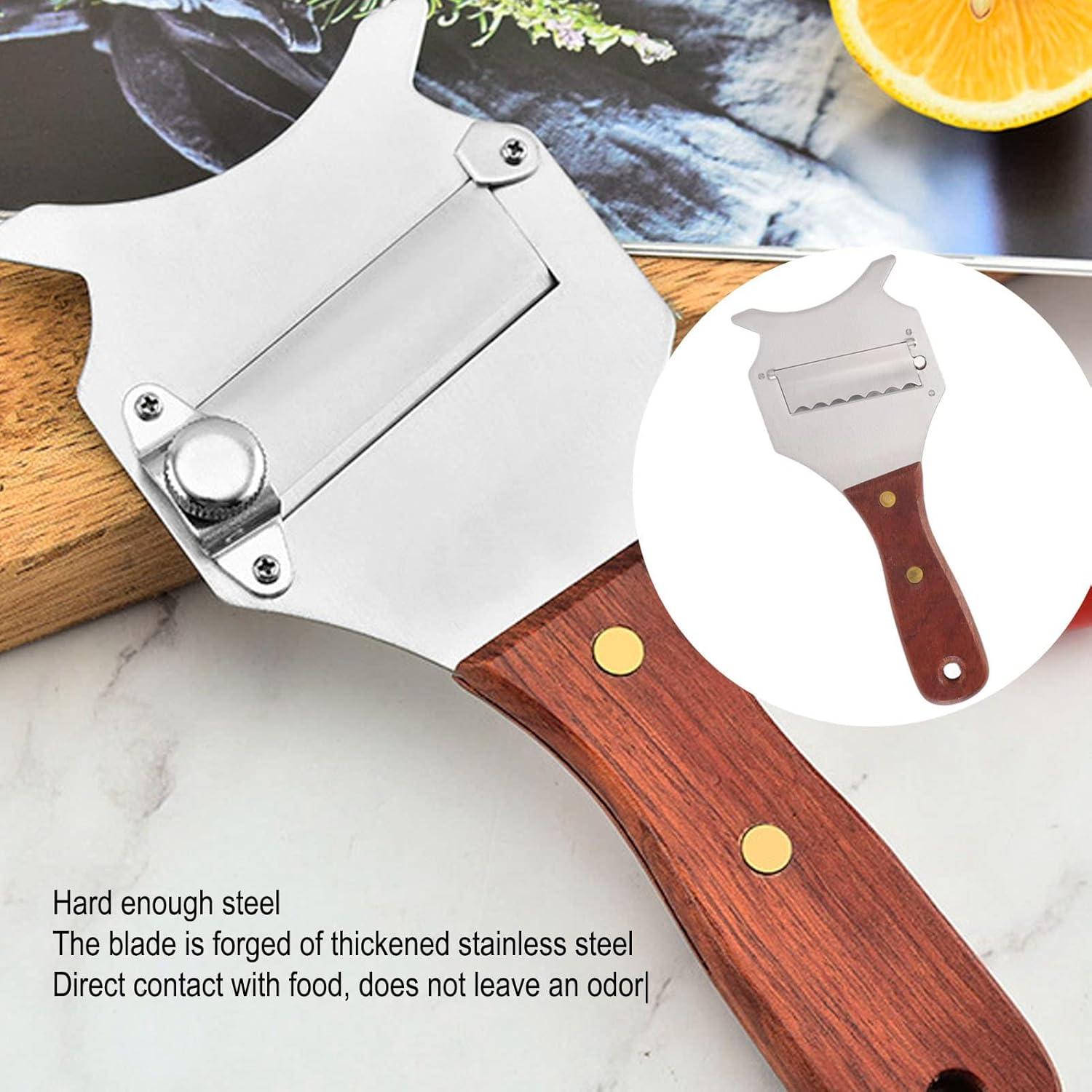 Premium Stainless Steel Truffle Plane & Cheese Slicer - Adjustable ...