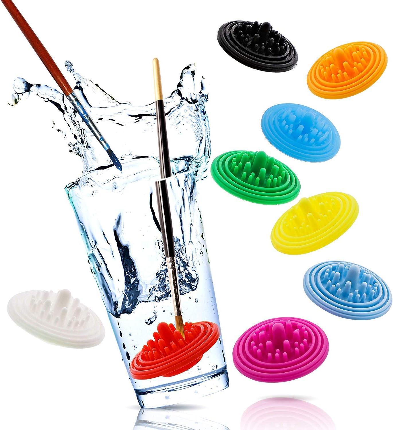 Paint Puck Paint Brush Cleaner (3-Pack) | Silicone Cup Insert Cleaning ...