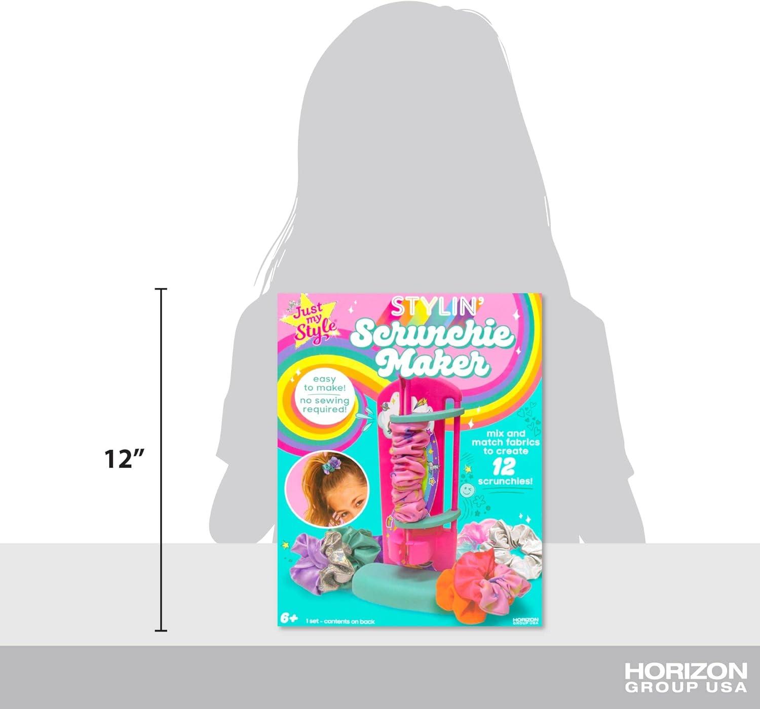 DIY Scrunchie Maker Kit with Gemstones - Design Colorful Satin Hair ...